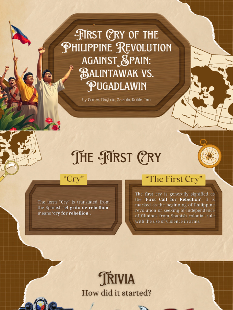 First Cry of The Philippine Revolution Against Spain Balintawak vs ...