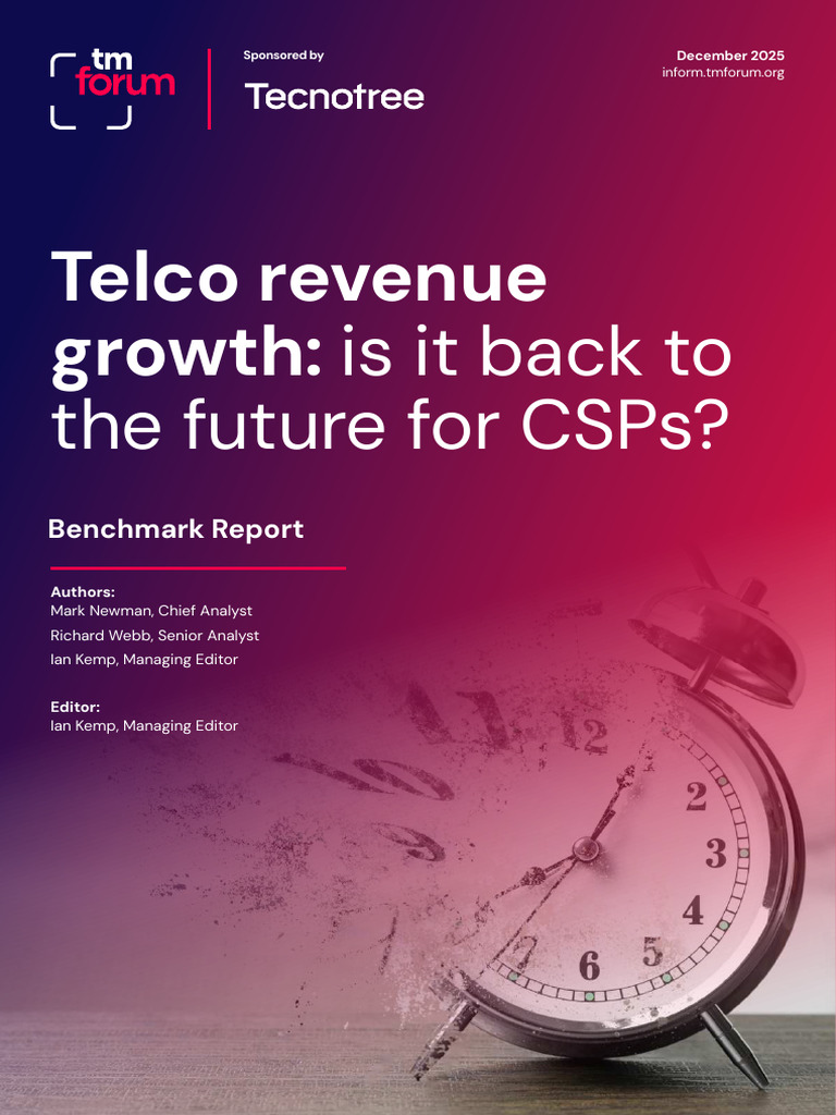 TM Forum Telco Revenue Growth 2025 Benchmark Report | PDF ...