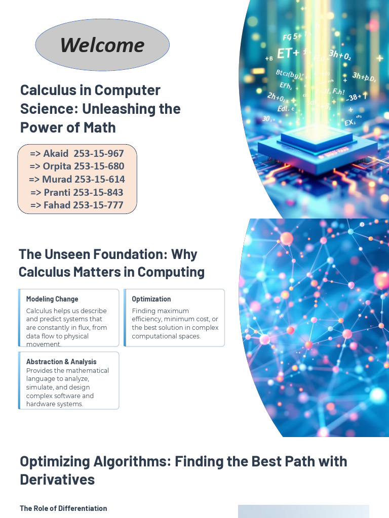 Calculus in Computer Science Unleashing the Power of Math | PDF ...