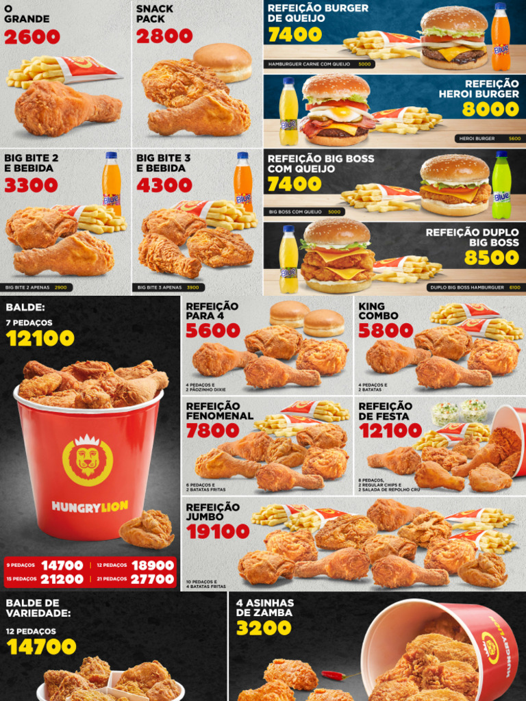 Angola Downloadable Menu-1 | PDF