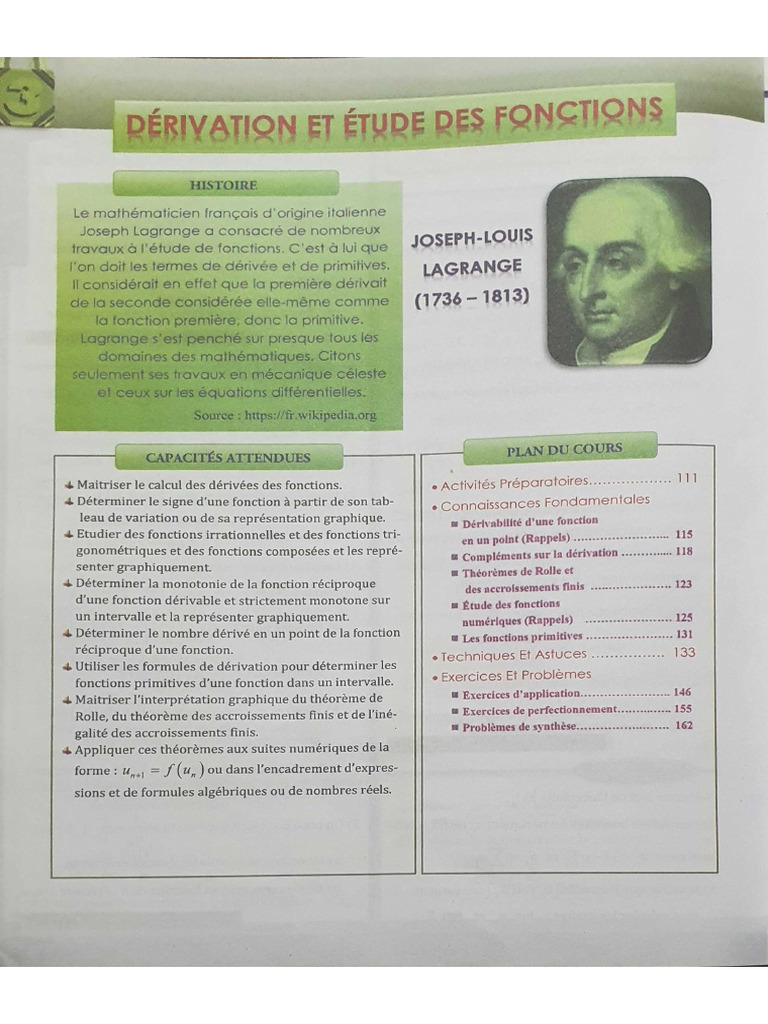 03 - Dérivation Et Etude Des Fonctions 2e Bac S.M C | PDF
