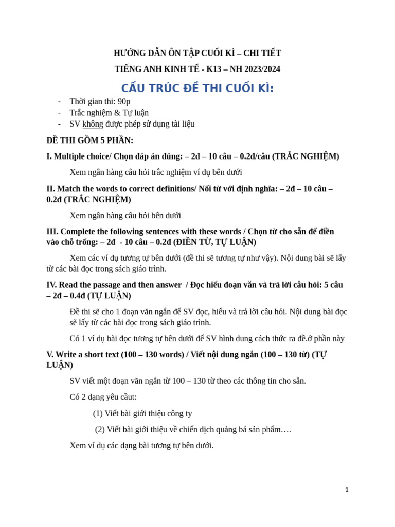 Hướng dẫn ôn tập Cuối kì TACN K14 | PDF | Apple Inc. | Brand