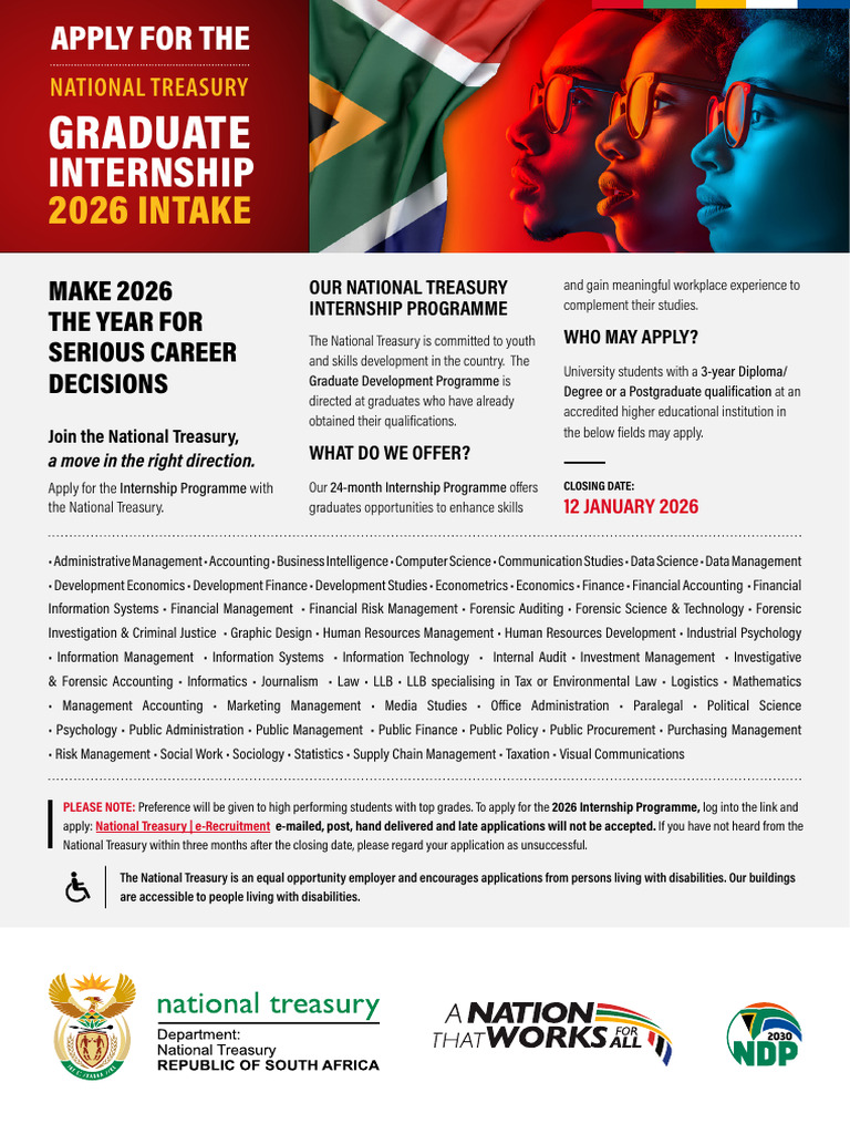 Final Advert - Graduate Internship Programme 2026 | PDF | Accounting ...