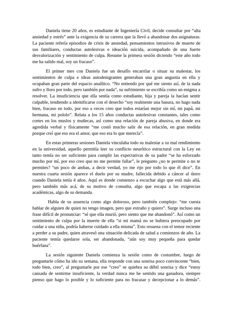 Caso V3 | PDF | Neurosis | Jacques Lacan