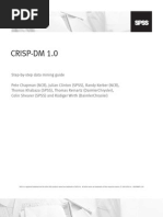 CRISP-DM 1.0 Step-By-Step Data Mining Guide | PDF | Data Mining | Intelligence Analysis