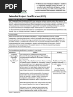 Edexcel EPQ Grade Boundaries 2025 | PDF