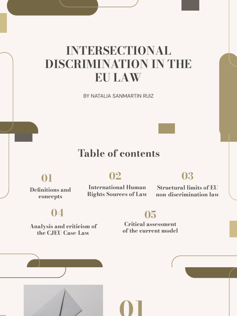 Intersectional Discrimination | PDF | Intersectionality | Discrimination