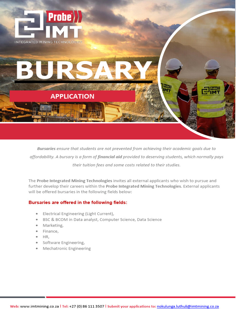 External Bursary Application Forms | PDF