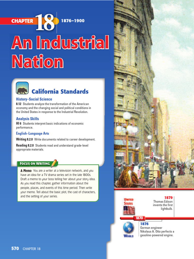34 Chapter 18 an Industrial Nation | PDF | Stocks | John D. Rockefeller