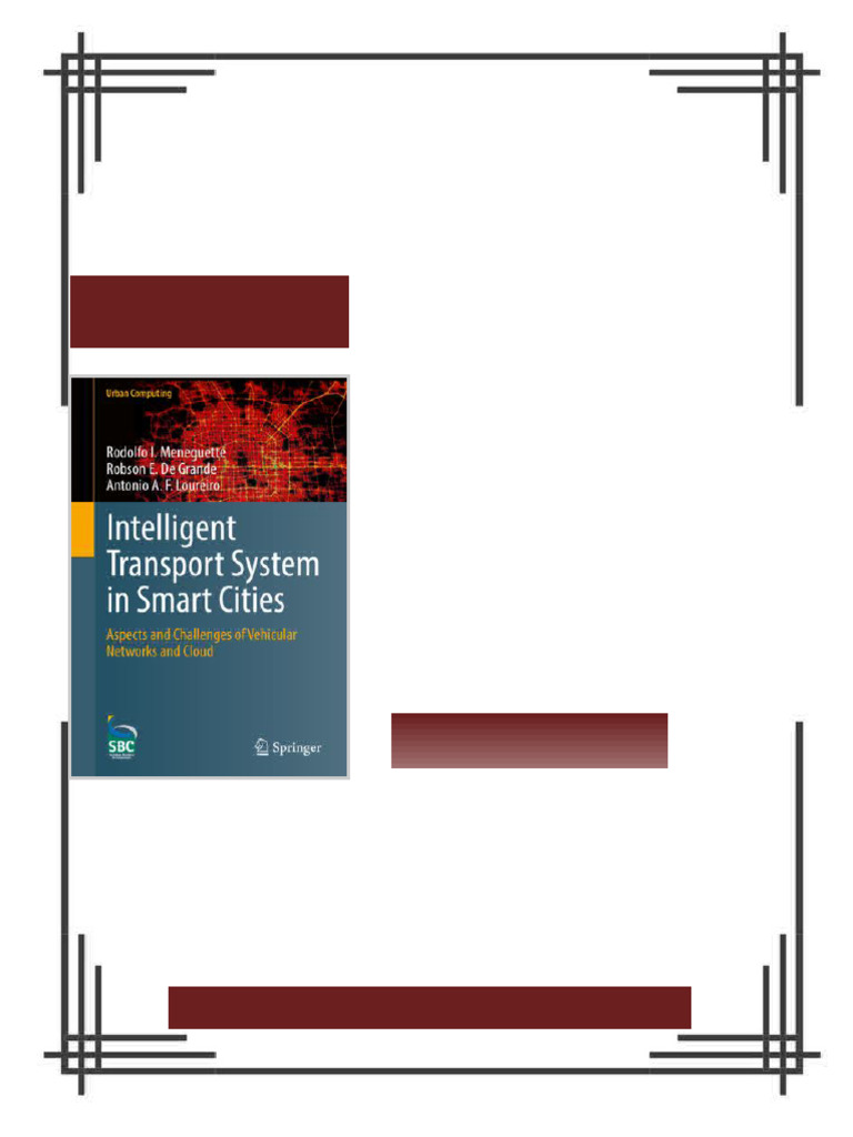 Intelligent Transport System in Smart Cities Aspects and Challenges of ...