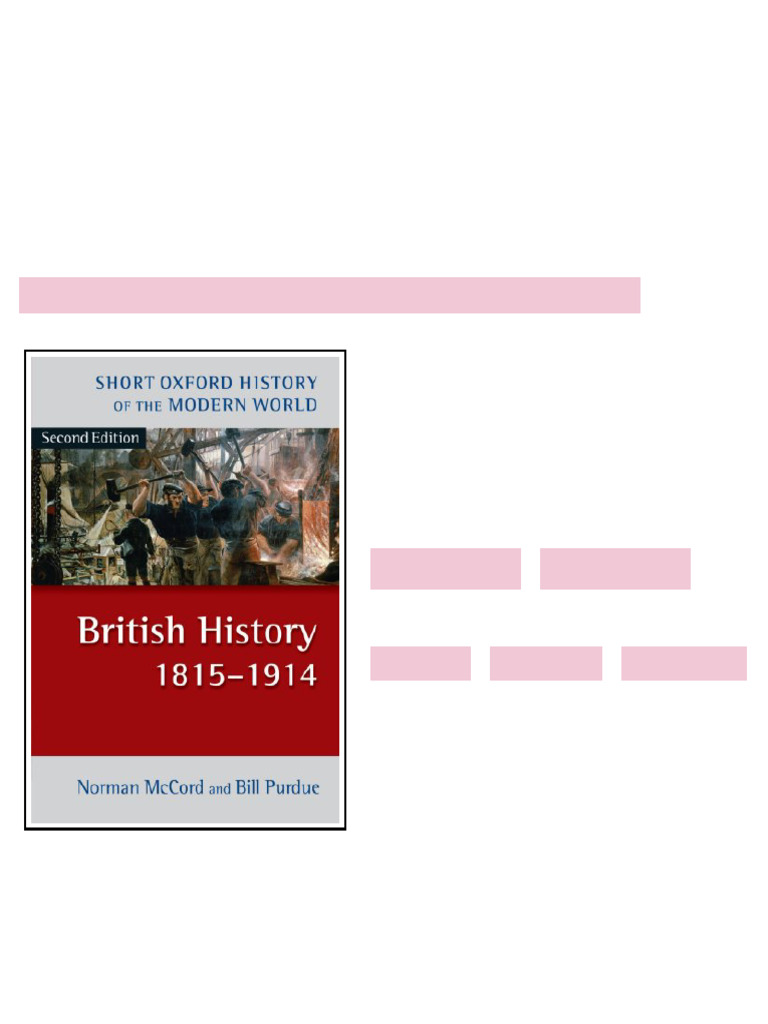 British History 1815 1914 Short Oxford History of the Modern World ...