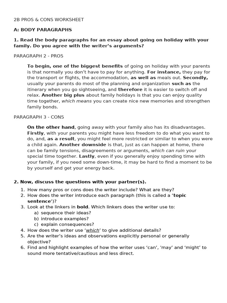 2C Writing - Body Paragraphs, Intros and Conclusions | PDF | Essays
