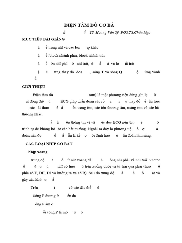 2. Dien Tam Do Co Ban 2022 | PDF