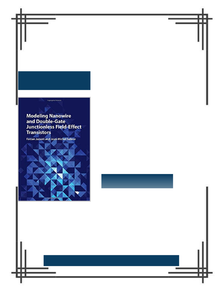 (eBook PDF) Modeling Nanowire and Double-Gate Junctionless Field-Effect ...