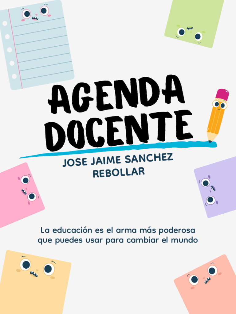Agenda docente planificación general de clases agenda infinita ...
