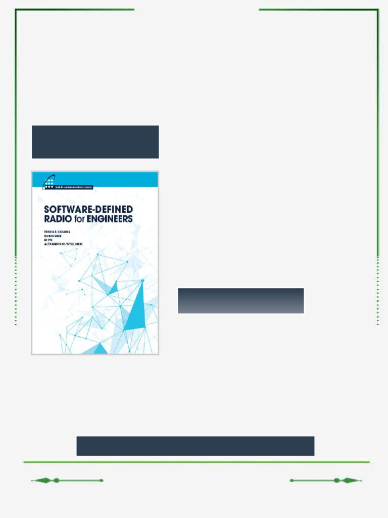 Software-Defined Radio for Engineers Travis F Collins eBook basic pdf ...