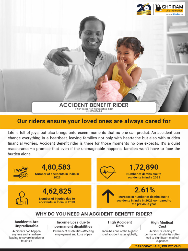 AB Rider V04 - One Pager | PDF | Insurance | Risk