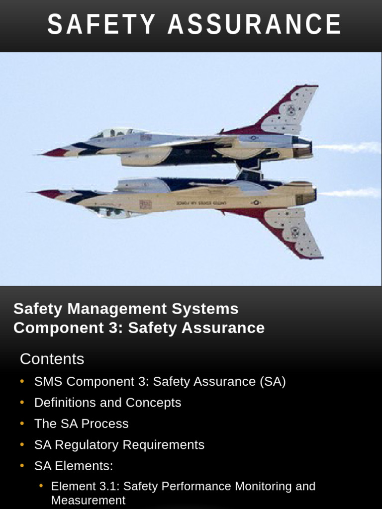 Presentation 4-Safety Assurance | PDF | Aviation Safety | Risk