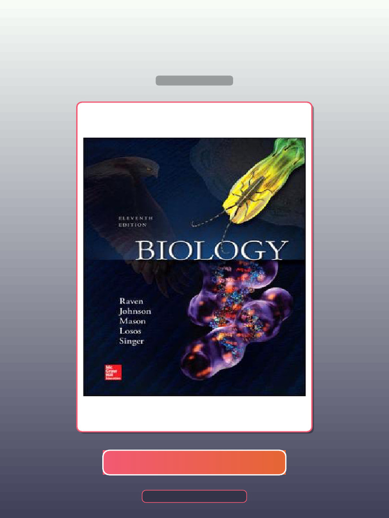 Biology 11th Edition Peter Raven George Johnson Kenneth Mason Jonathan ...
