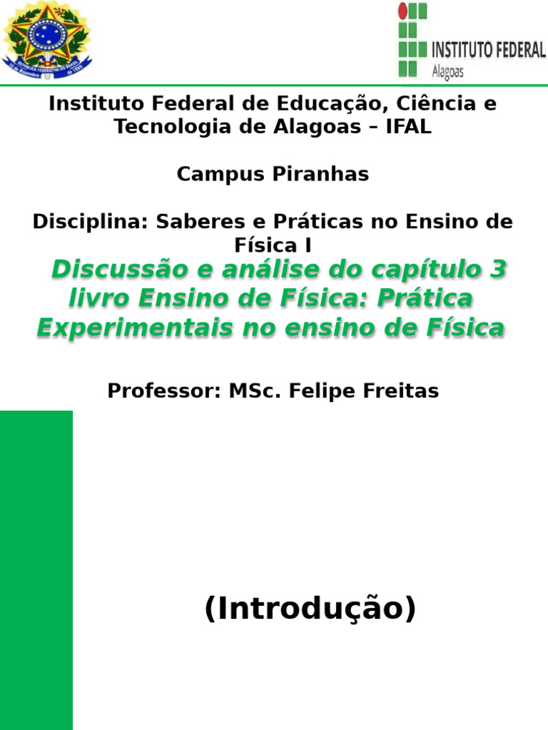 Aula 03 - Prática Experimentais no ensino de Física | PDF | Science | Física