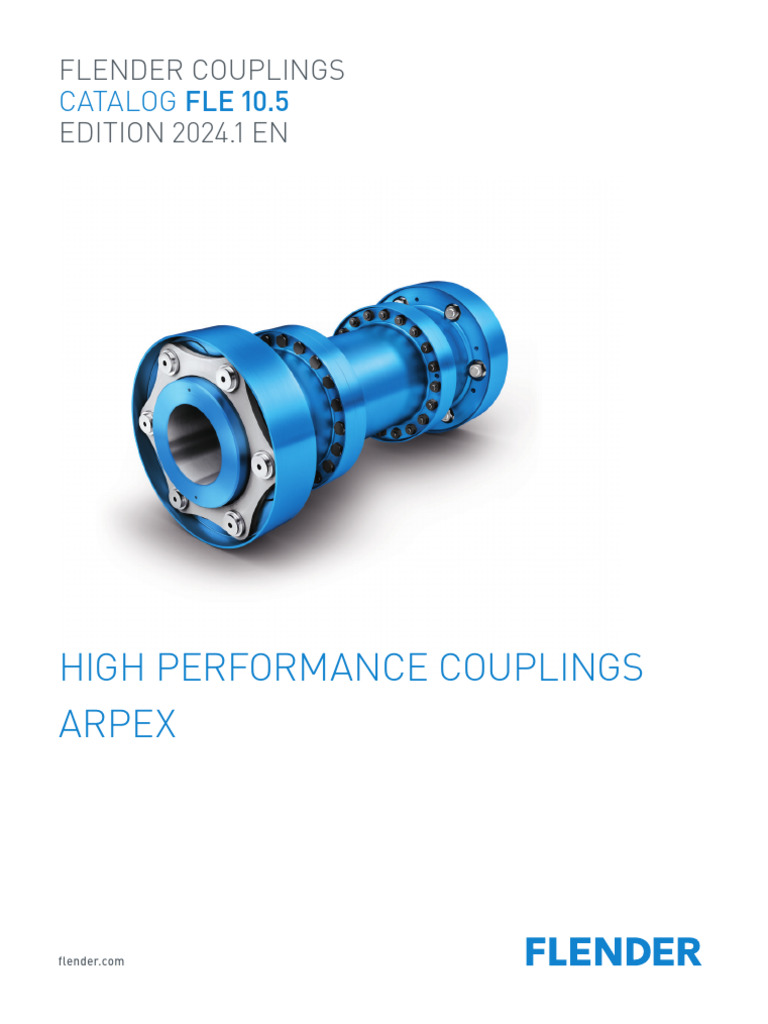 Flender HighPerformanceCouplings FLE10 5 En | PDF | Clutch | Mechanics