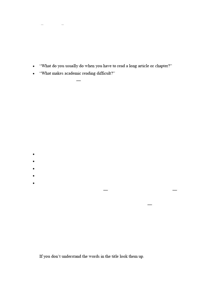 Lesson7 Reading Strategies _copy | PDF | Reading Comprehension | Speed ...