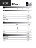 8th Grade Math STAAR Formula Sheet | PDF