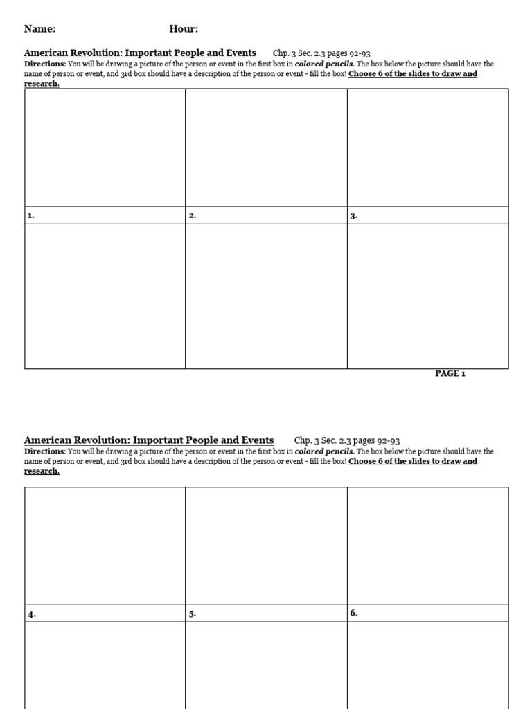 American Revolution Project | PDF