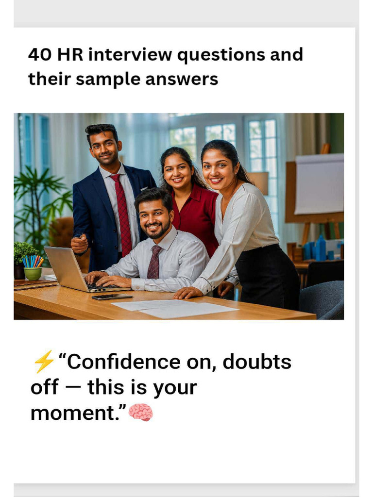 HR Interview Questions | PDF