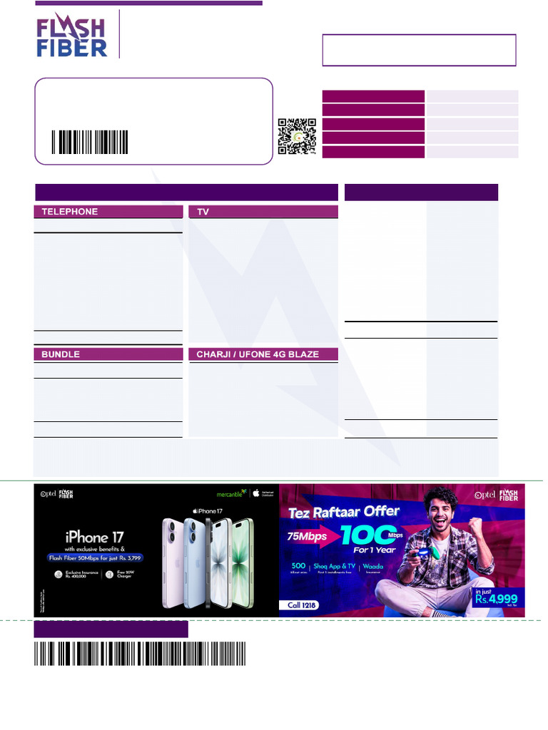 ptcl-bill | PDF | Payments