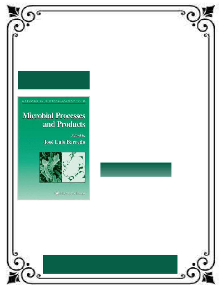 Microbial Processes and Products 1st Edition José-Luis Barredo ebook ...