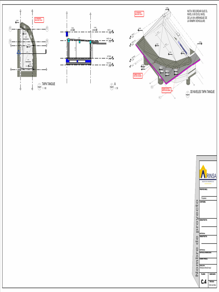 4 Dic 2024 Plano Tapa Tanque | PDF