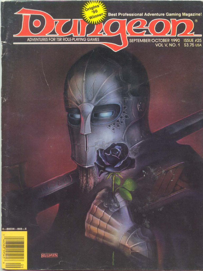 Dungeon Magazine #25 - Barbara G. Young [Editor] | PDF | Tsr, Inc ...