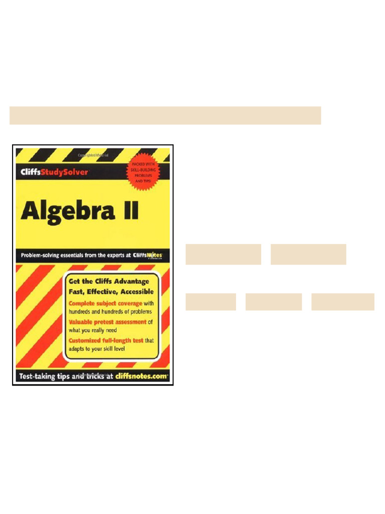 Algebra II 1st Edition Mary Jane Sterling full | PDF | Factorization | Function (Mathematics)