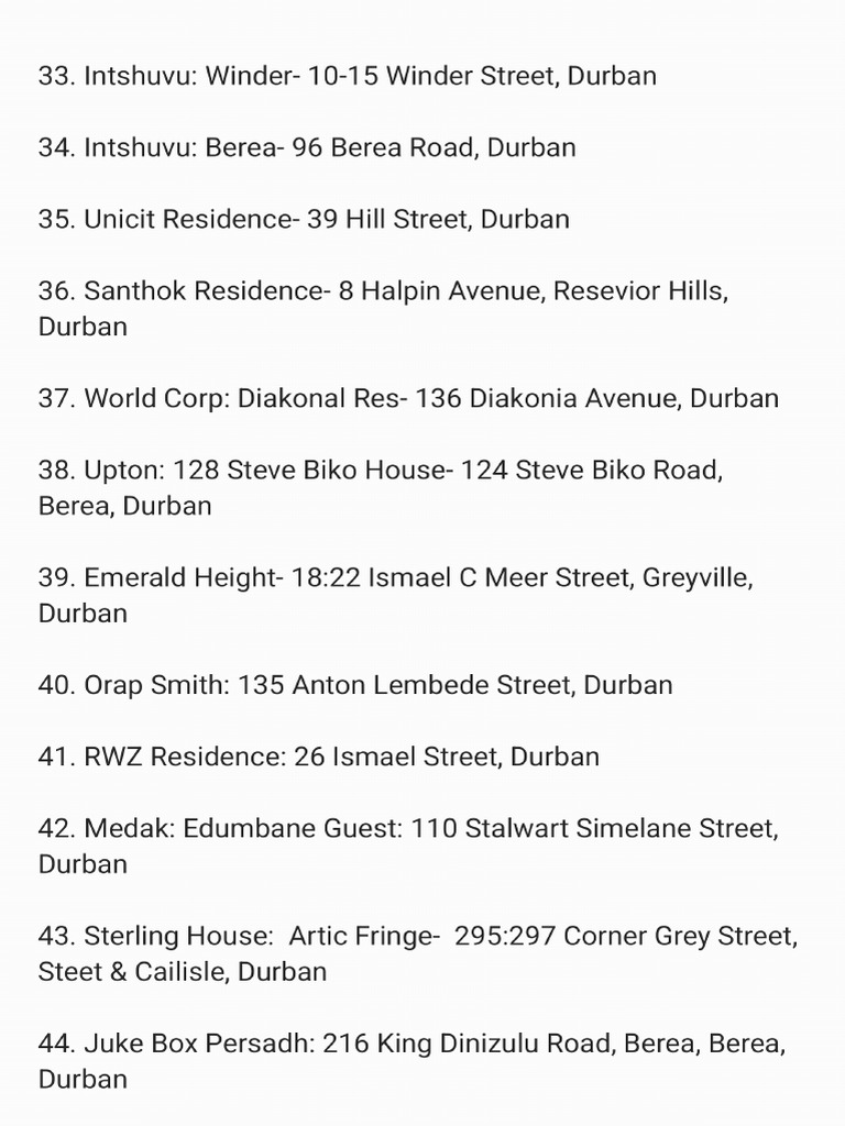 DUT Residences | PDF