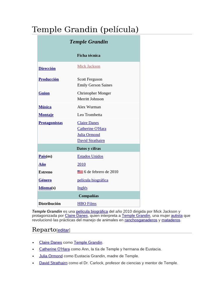 Temple Grandin | PDF