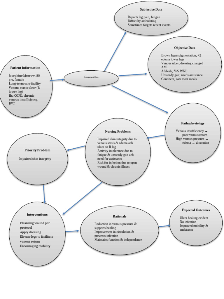 Jared Griffin Concept Map | PDF | Wound | Edema