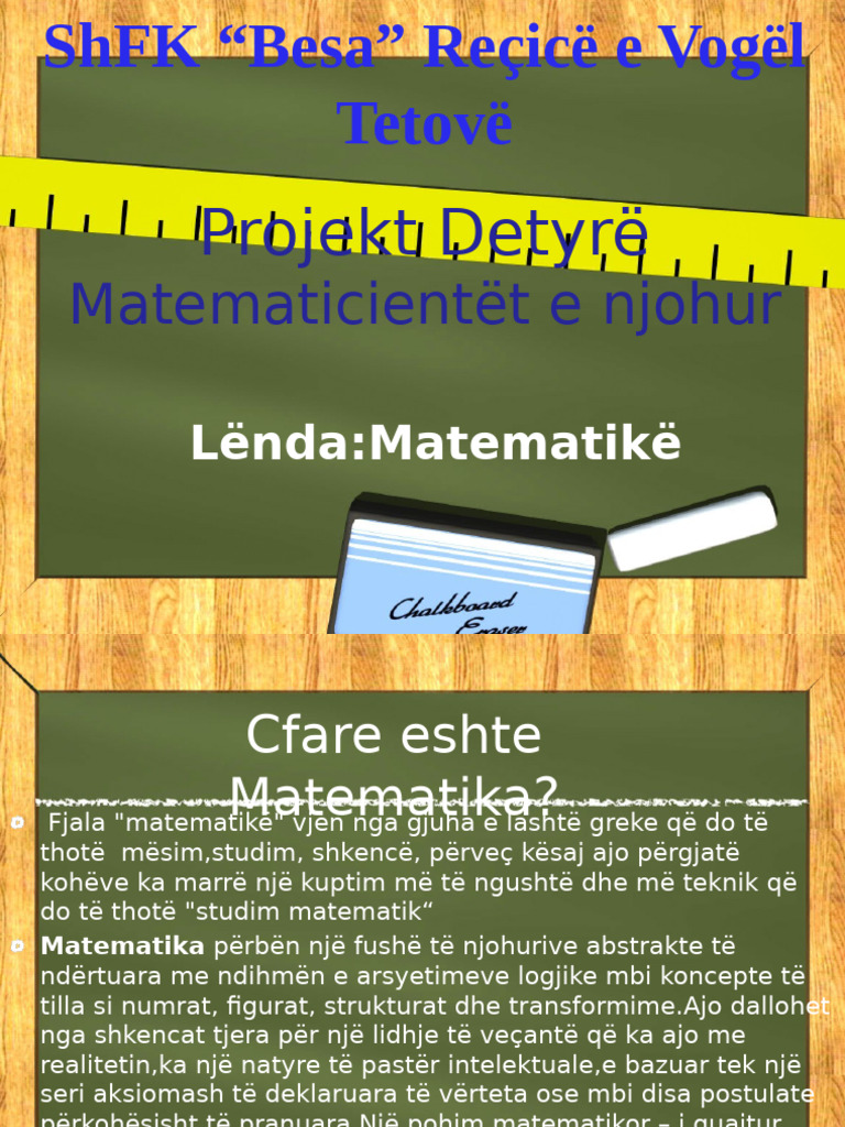 Projekt_detyra_Matematike | PDF
