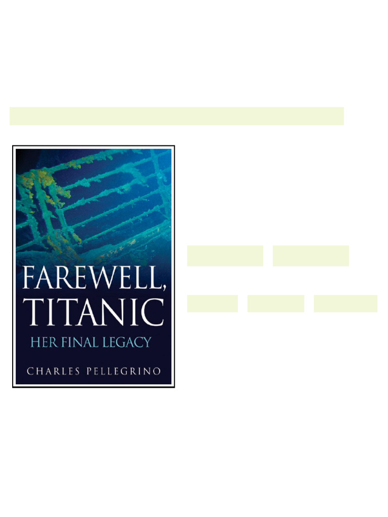 Farewell, Titanic ebook fully enhanced file | PDF