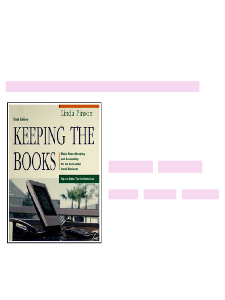 Keeping the books : basic recordkeeping and accounting for the ...