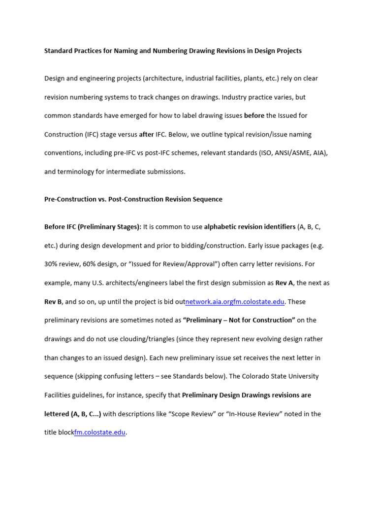 Standard Drawing Revisions_Whitepaper | PDF | Addendum