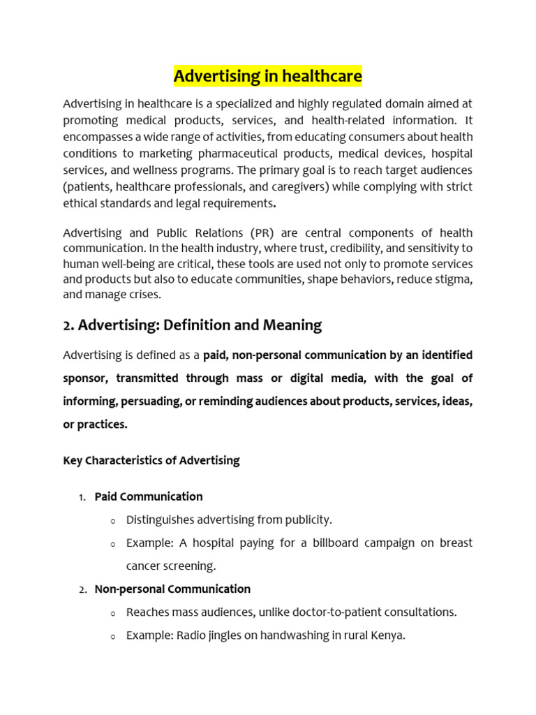 LESSON 3-Advertising | PDF | Health Care | Advertising