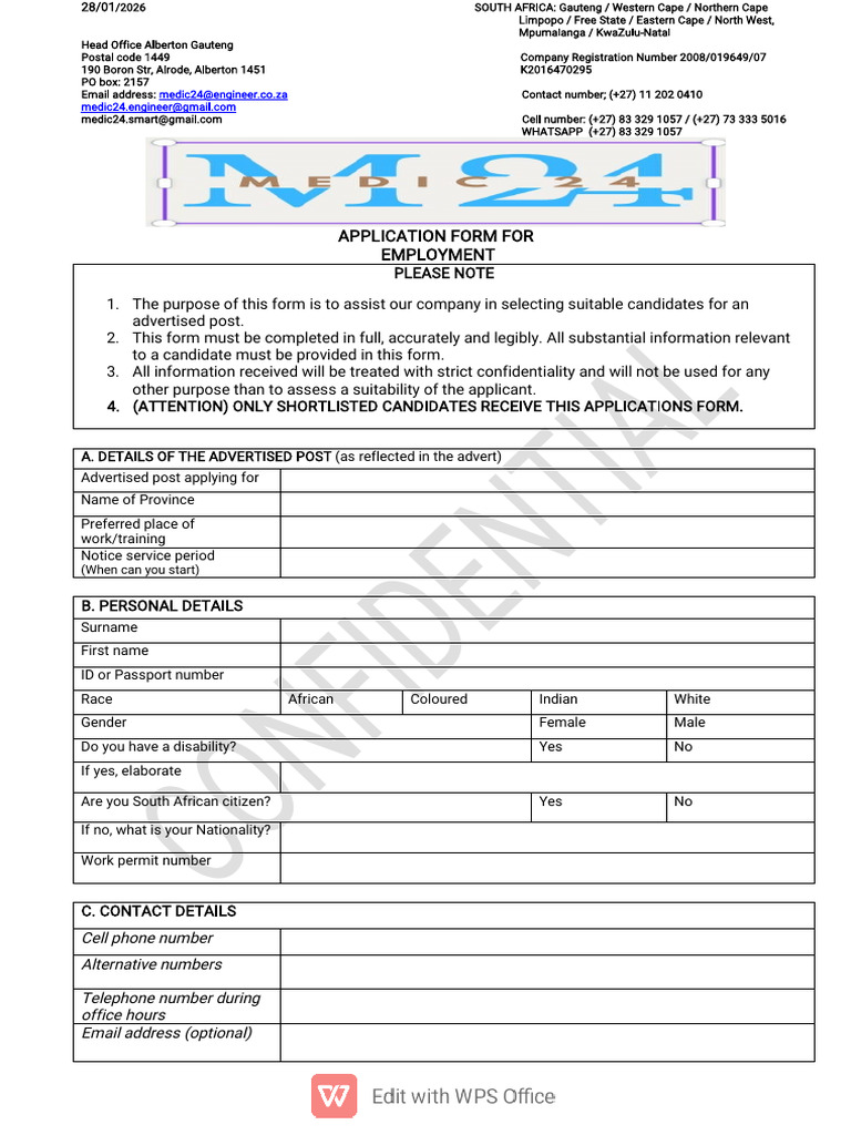 MEDIC 24 | PDF | Background Check