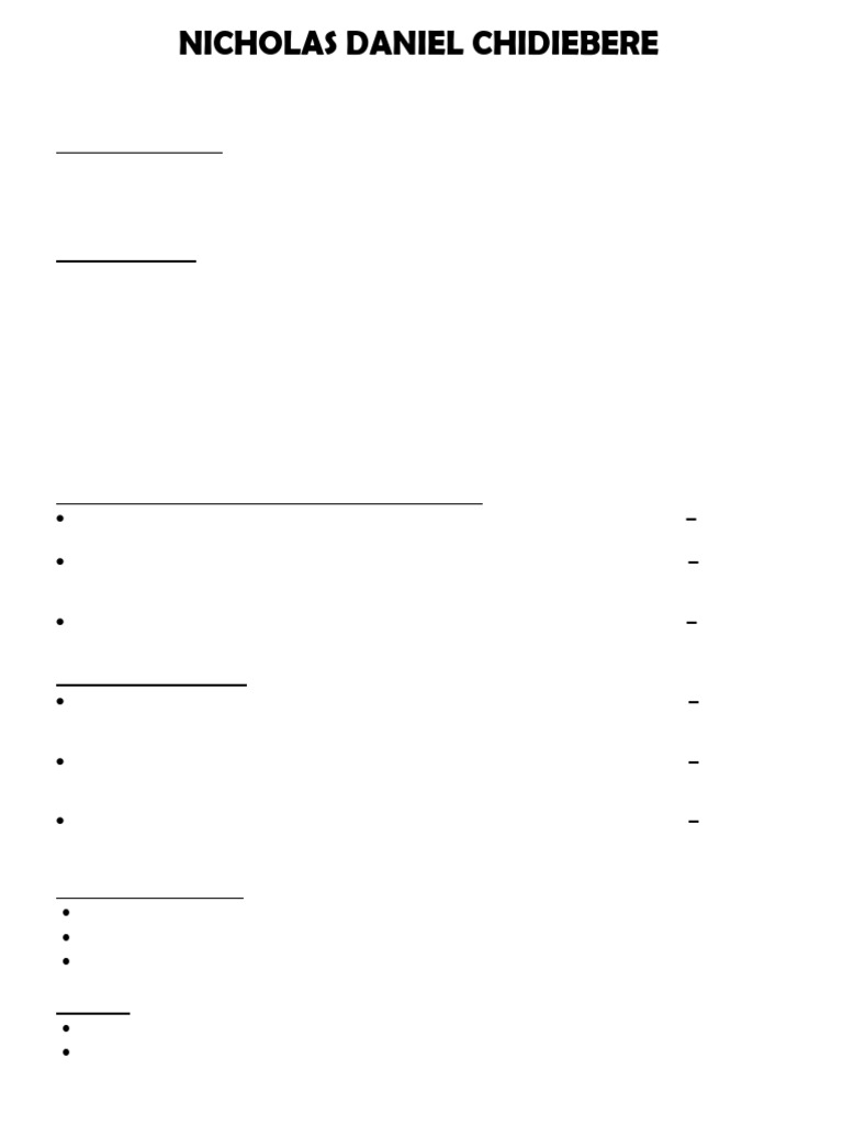 DANIEL CV | PDF