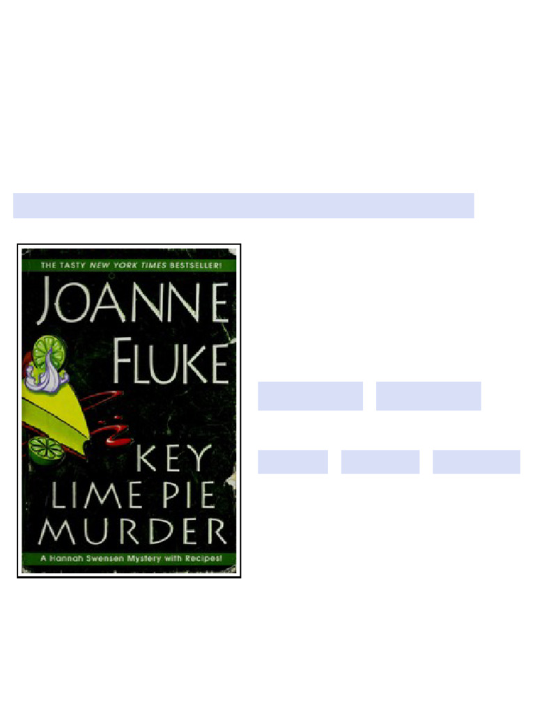 Key lime pie murder : a Hannah Swensen mystery with recipes ebook ...