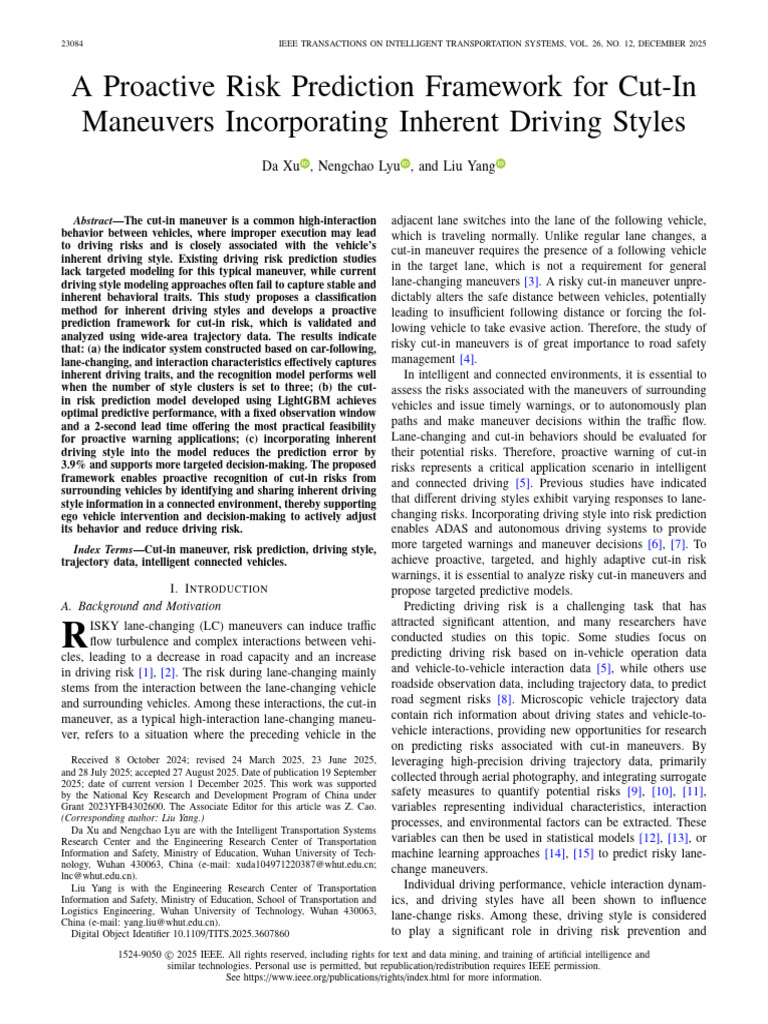02.a Proactive Risk Prediction Framework for Cut-In Maneuvers ...