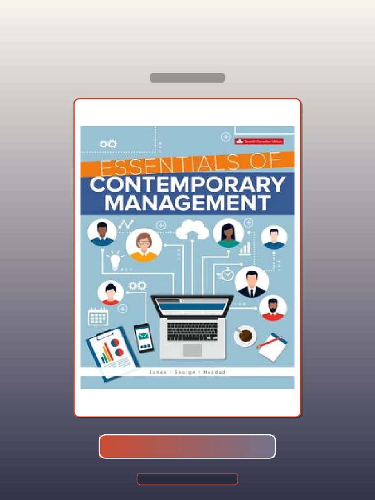 Essentials of Contemporary Management 7th Canadian Edition by Gareth R ...