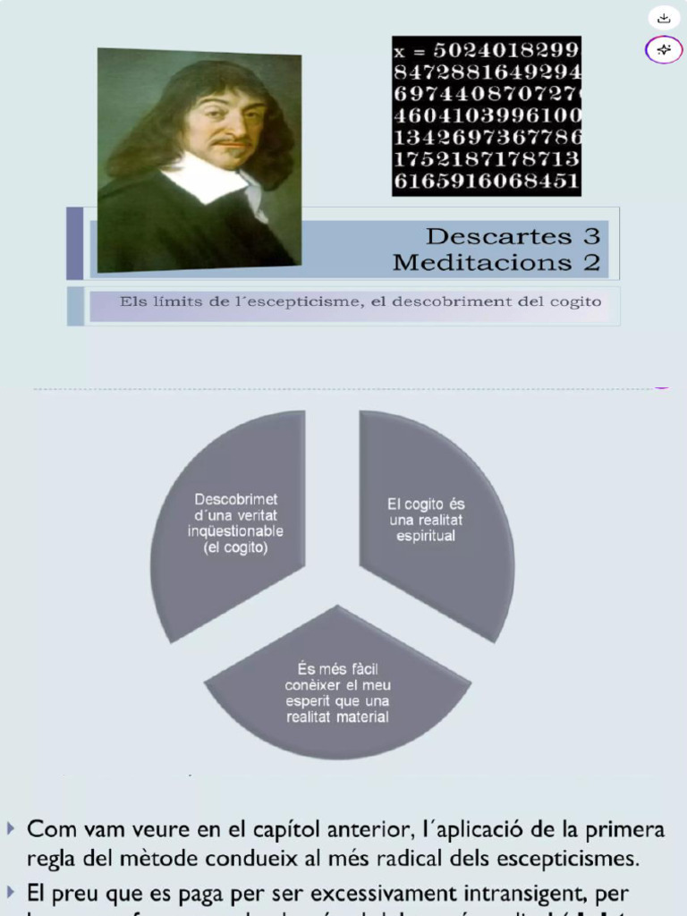 Descartes Meditació 2 | PDF