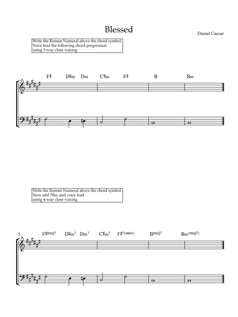 Blessed - Full Score | PDF