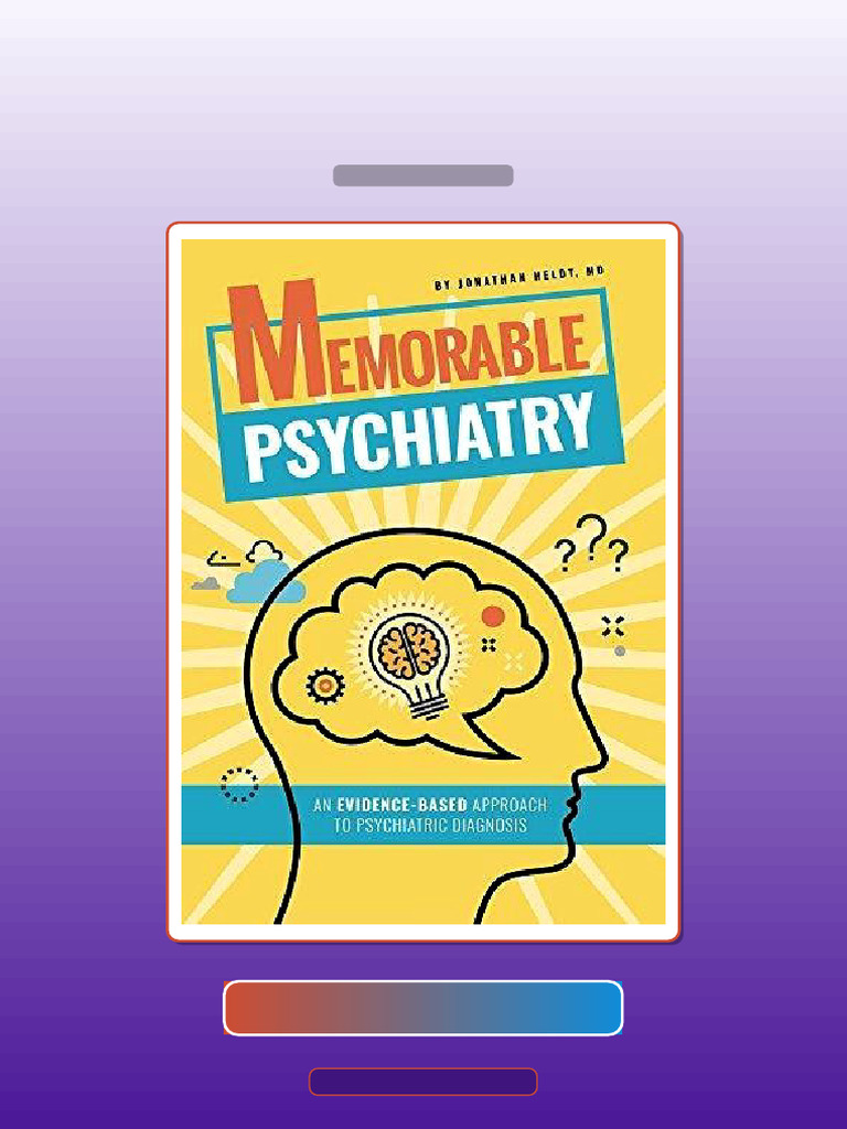 Memorable Psychiatry E-book Testbank Solutions | PDF